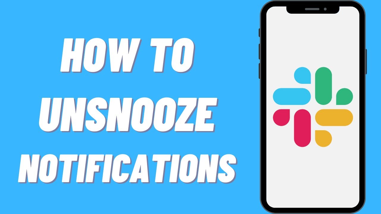 How To Unsnooze Notifications On Slack - YouTube
