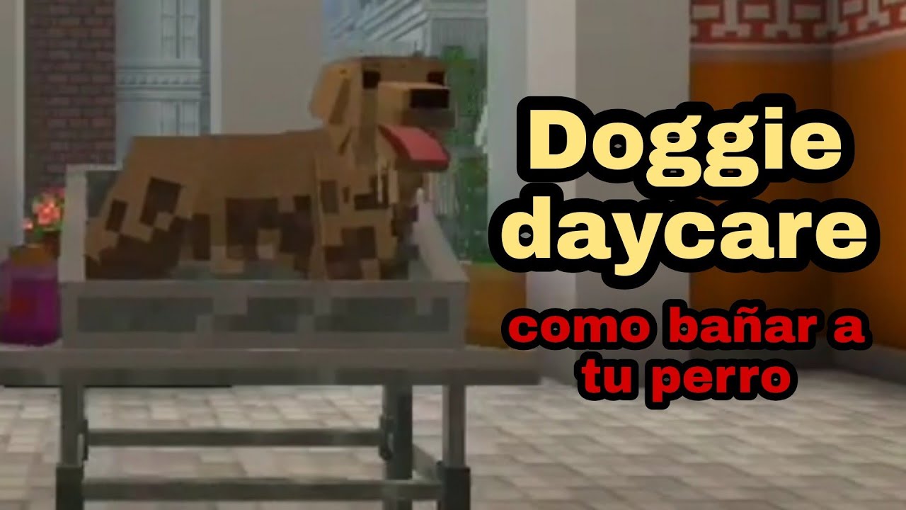 Minecraft marketplace Doggie Daycare washroom / grooming sub español ...