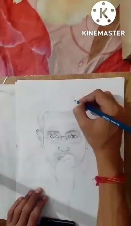 Sandeep Maheshwari drawing easy/ how to draw Sandeep Maheshwari step by step #shorts - YouTube