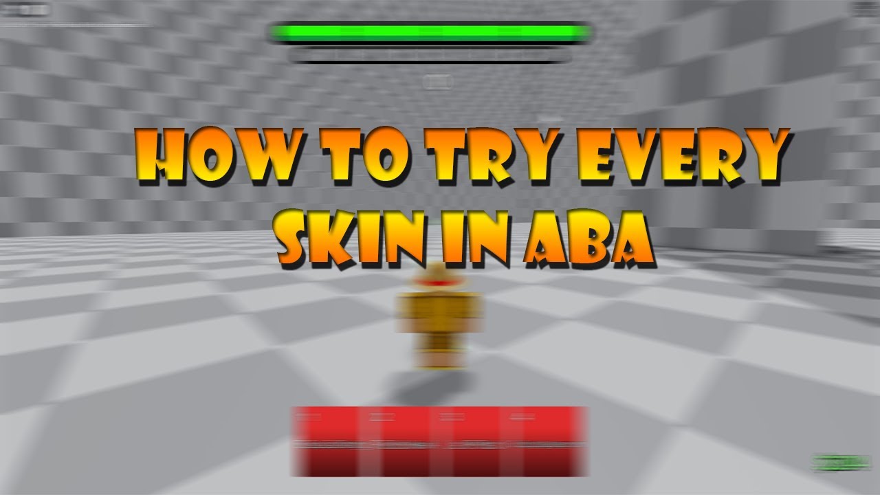How to try every skin in ABA - YouTube