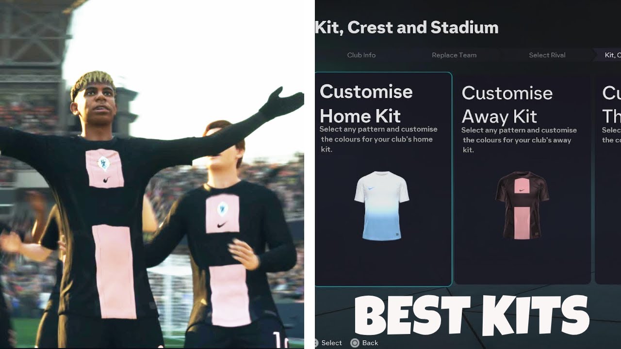 Best Kits Designs For Pro Clubs and Create a Club|FC26 - YouTube