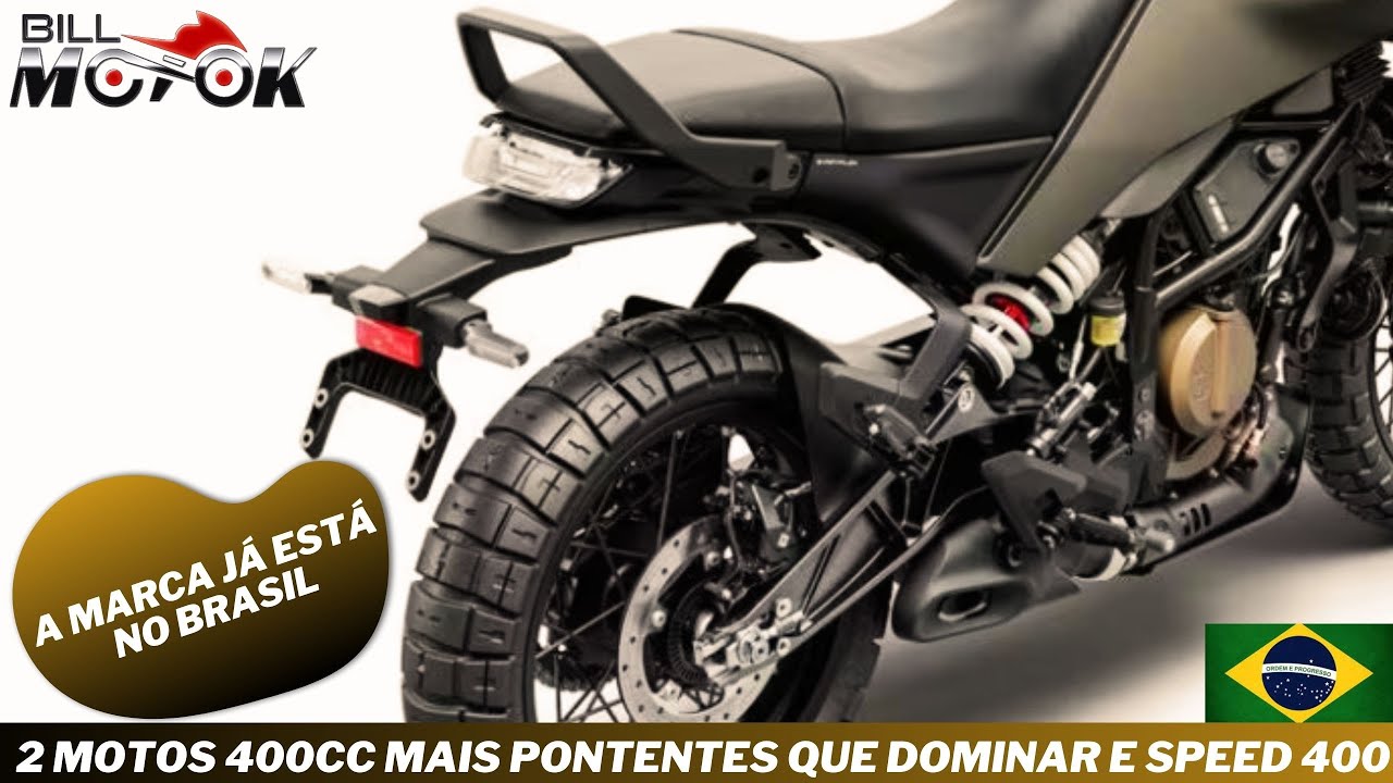2 motos de 400cc mais potentes que DOMINAR e SPEED 400 renovadas para ...