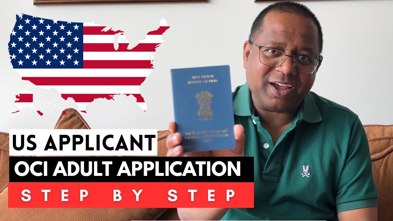 How to Apply for OCI from USA (2025) | Full Walkthrough Using New ...
