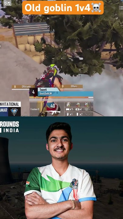 Goblin 1v4 #bgmi #pubgmobile #s8ul - YouTube