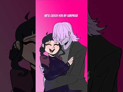KPop Demon Hunters Zoey X Mystery's Devilish Love Story Zostery Animation ❔💘 #meme