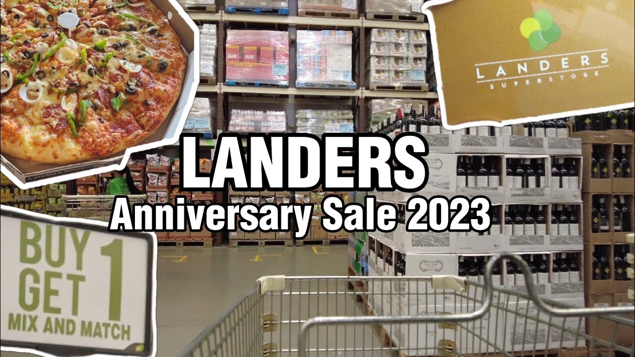 LANDERS Grocery Shopping | Anniversary Sale 2023 - YouTube