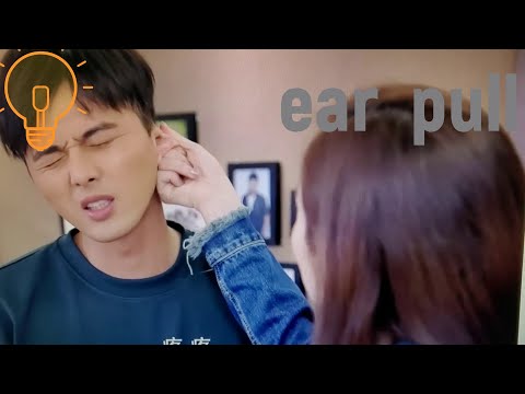 Ear Pulling  by young girl #1 #earpullingchallenge