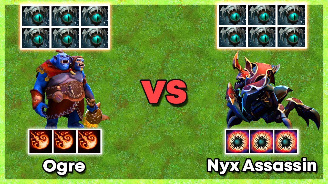 Level 30 Ogre vs Level 30 Nyx Assassin - Dota 2 1v1 - YouTube