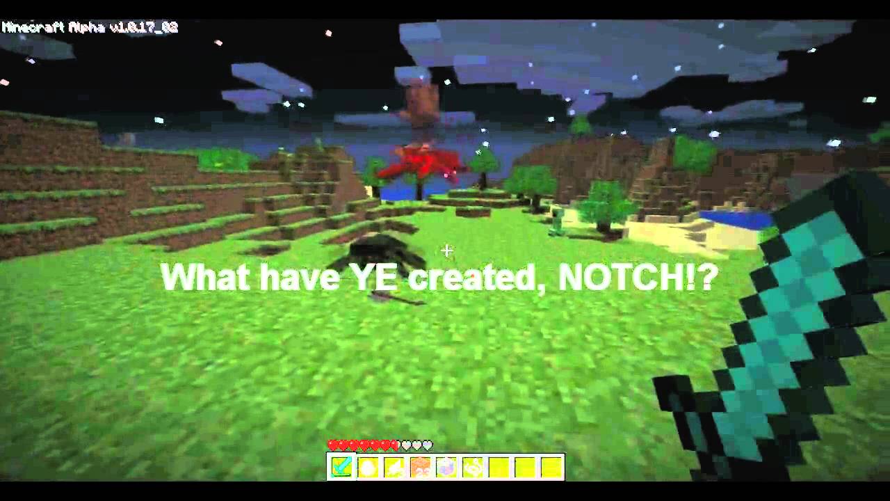 Minecraft - Spider Jockey - Skeleton Riding Spider - YouTube