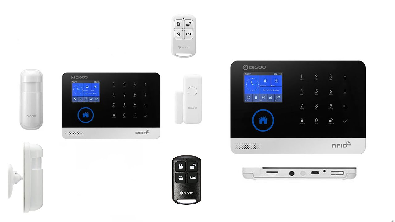 Digoo DG-HOSA 433MHz Wireless GSM&WIFI Smart Home Security Alarm FIRST ...