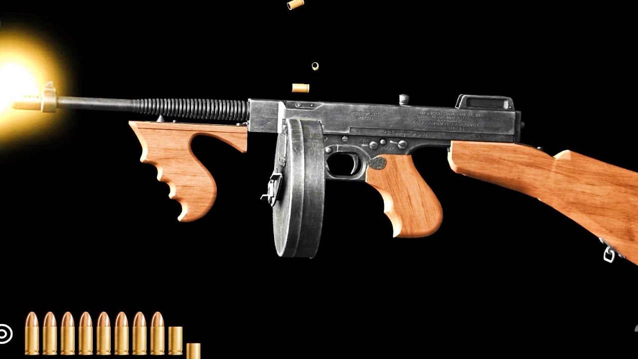 Thompson Gun Real Life vs FreeFire, PUBG, COD Guns | Thompson Slow Mo ...