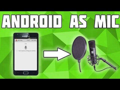 How to Use Android Device as Microphone for Computer | Wo Mic | YouTube ...