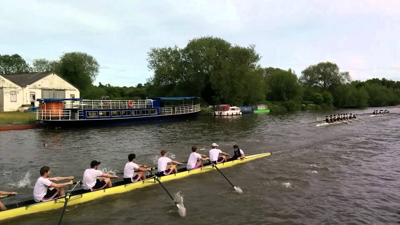 Oxford Summer Eights Men's div 2 saturday - YouTube