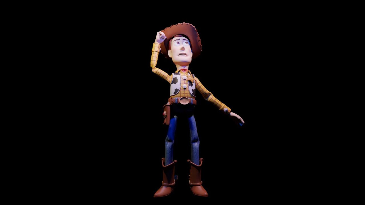 |TOY STORY| Sheriff Woody pose tests - YouTube