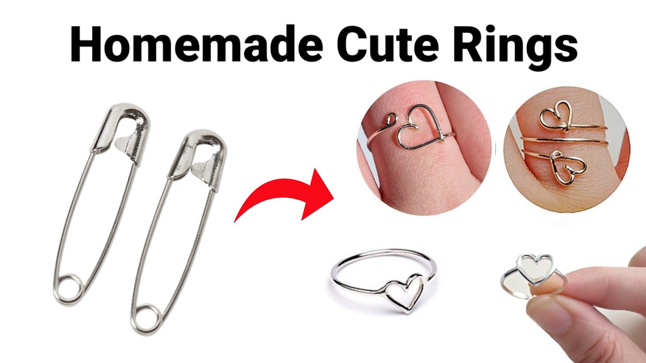 DIY Homemade Cute Love Rings/How to make Rings at home/Couple Ring/Ring ...