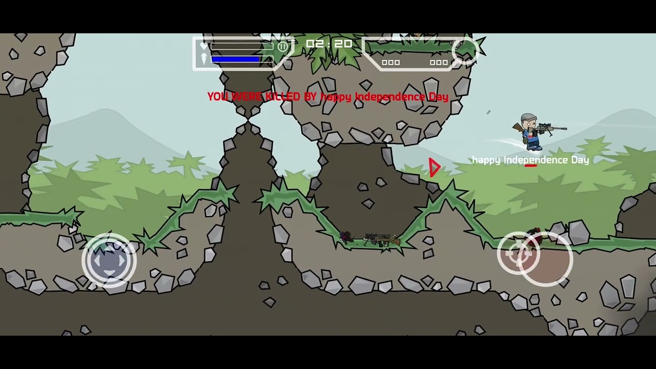MINIMILITIA DOODLE ARMY GAMEPLAY|| 2025 LATEST UPDATE || 13 KILLS ...