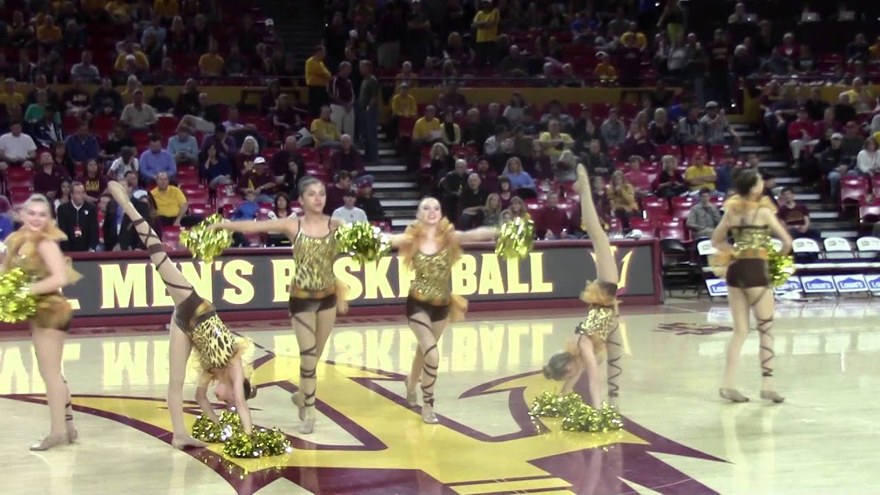 Arizona Angels at ASU Basketball Game Halftime Show - YouTube