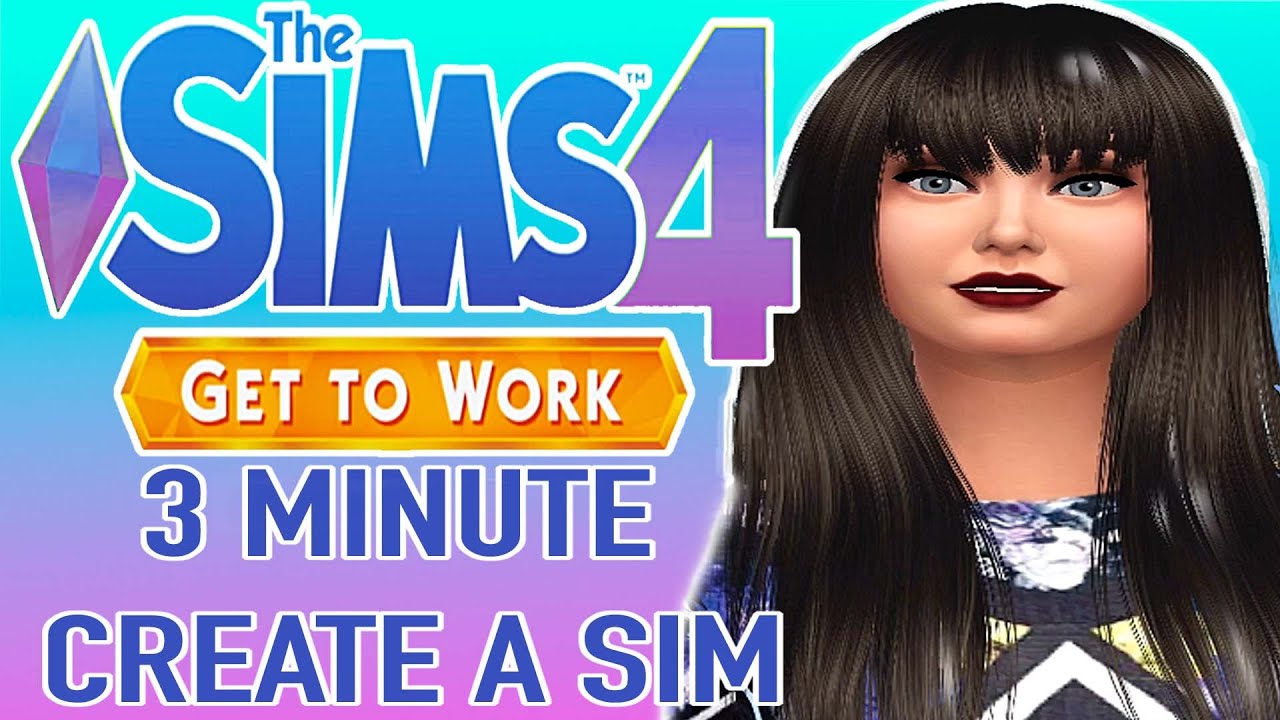 3 MINUTE CREATE A SIM CHALLENGE! » The Sims 4 | Yeah We Game - YouTube