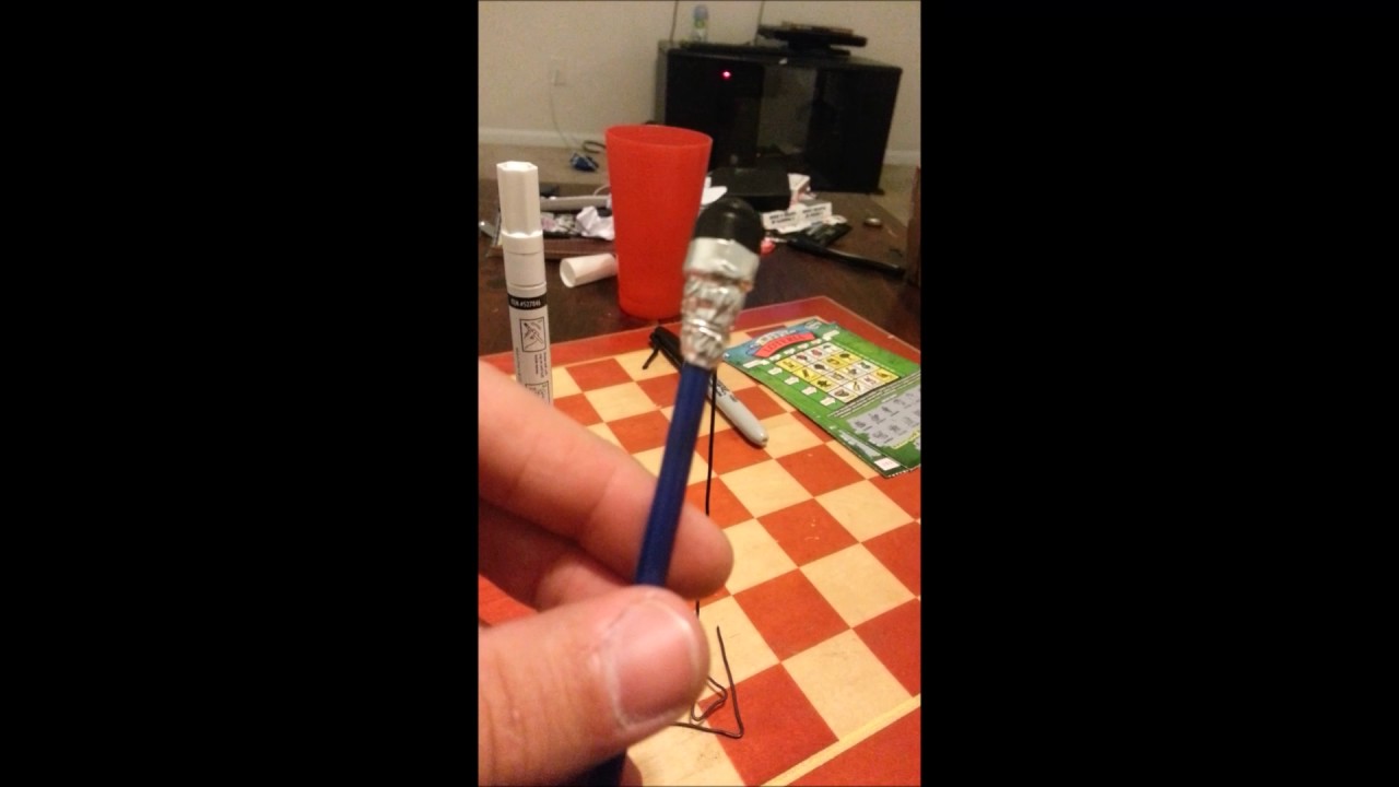 Matchstick Powered Mechanical Pencil Model Rocket. - YouTube