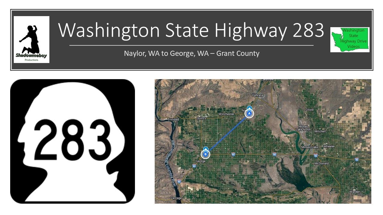 Washington State Highway 283 - Complete Highway Time-lapse Drive Video ...