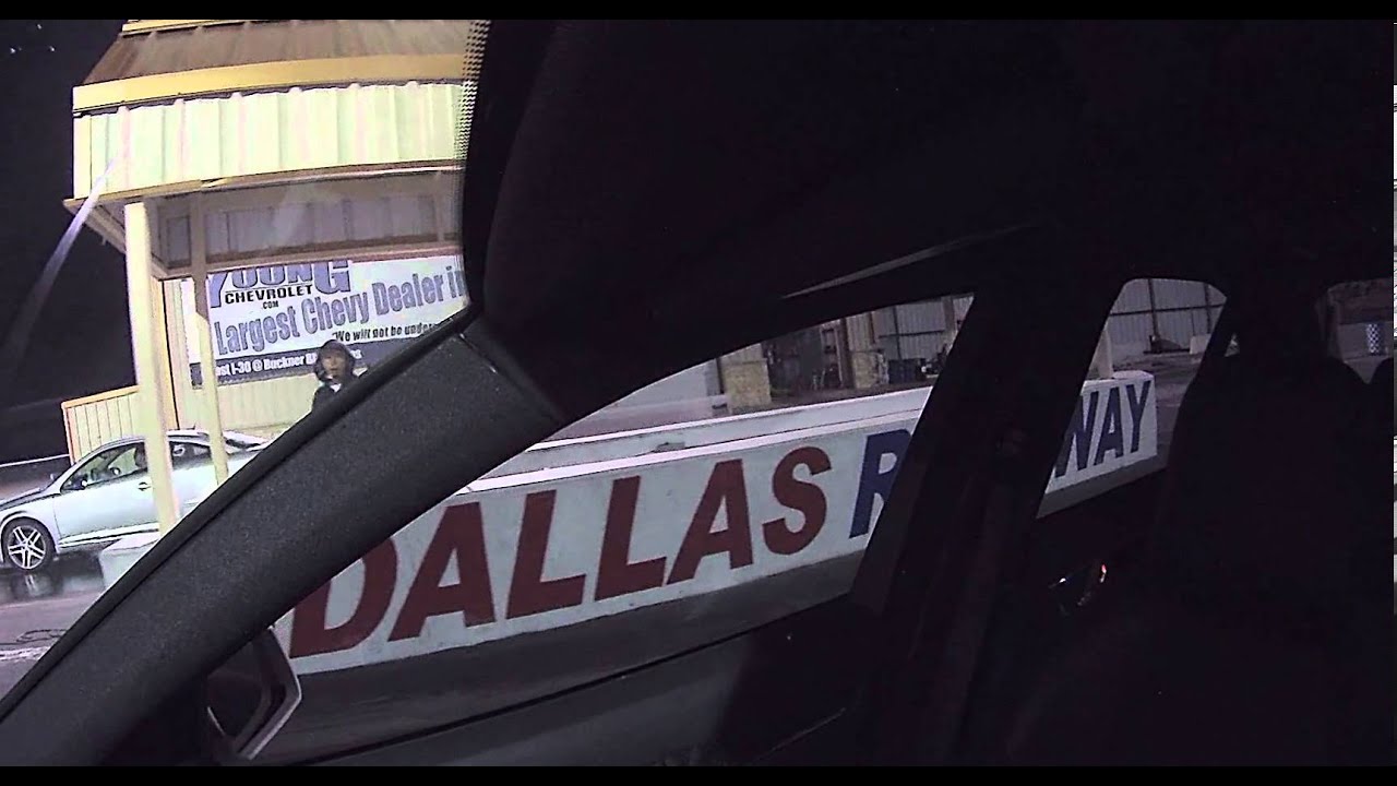 cobalt ss vs c63 race at dallas raceway - YouTube