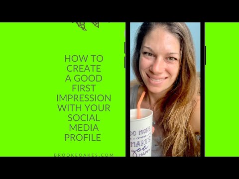 How to create a good first impression with your social media profile ...