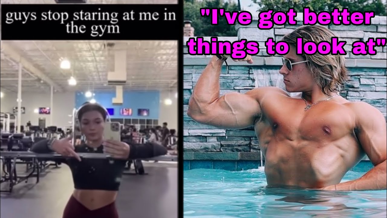 Guys Stop Staring At Me In The Gym | Gym Motivation #56 | - YouTube