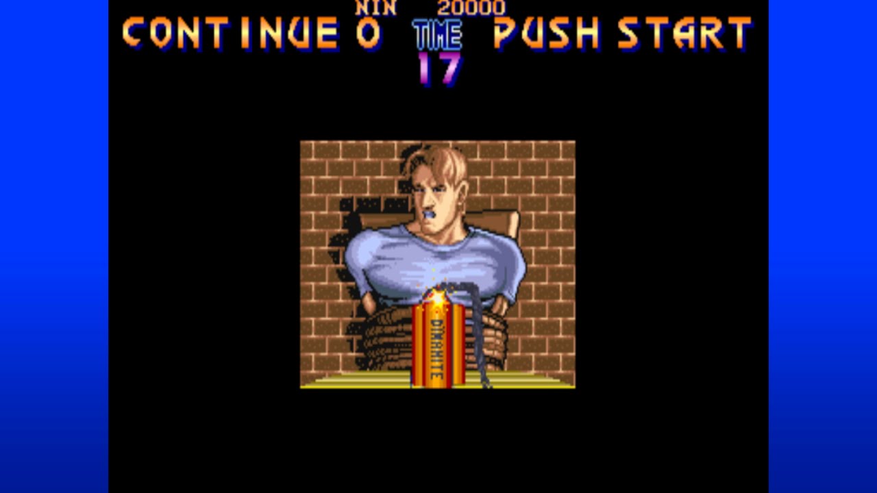 Final Fight (Arcade) - Game Over Screen With All Characters - YouTube