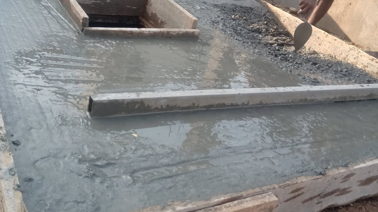 UG Water 🌊🌊 sump roof RCC concrete - YouTube
