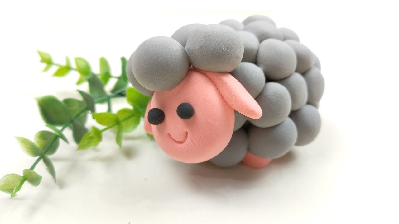 Easily Mold Sheep From Clay | DIY Komorebi - YouTube