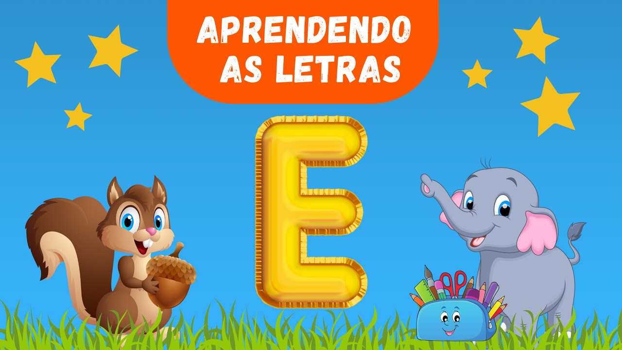 Aprendendo a ler com Palavras que começam com a letra E #vogais - YouTube