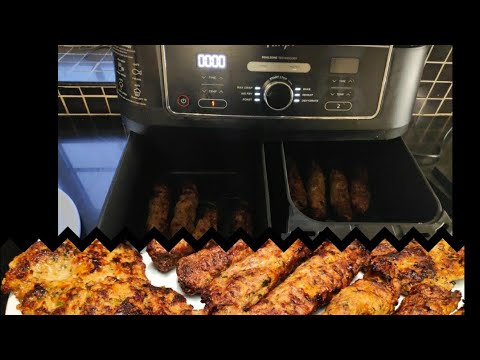 yummy and different types of kebab with ninja air fryer and pan! - YouTube