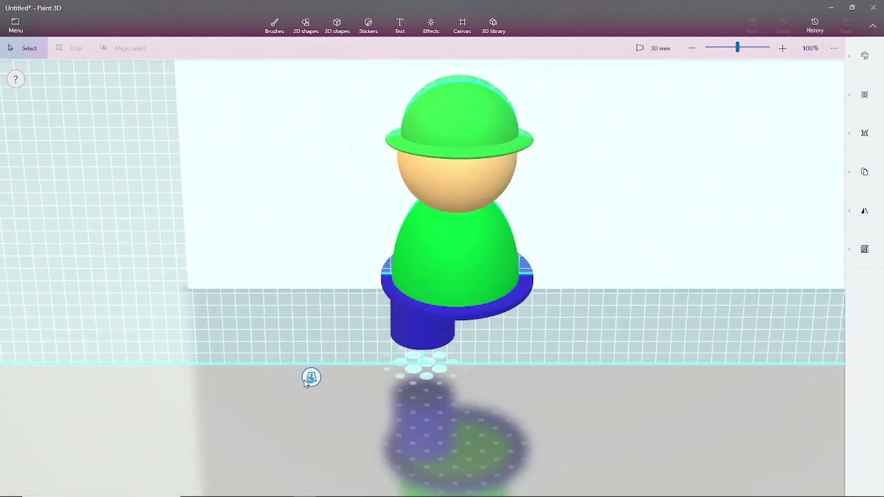 How To make Bandu or Bambi in Paint 3D - YouTube
