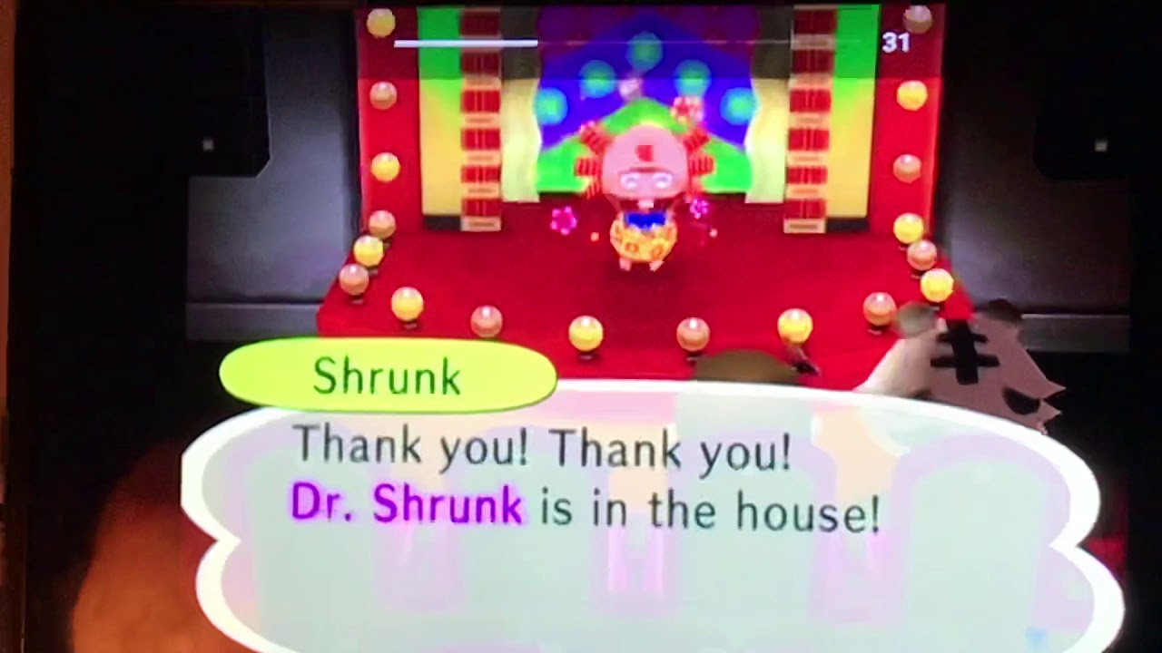 Animal Crossing City Folk Dr Shrunk - YouTube