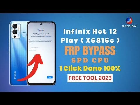 Infinix Hot 12 Play X6816C Frp Unlocktool | Infinix hot 12 play frp remove in unlocktool ( spd cpu)
