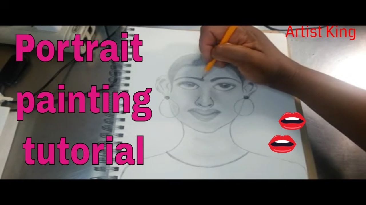 Portrait Drawing Tutorial. - YouTube