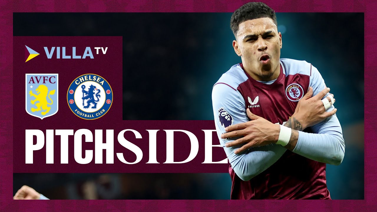 🥶 Morgan Rogers Scores AGAIN! | PITCHSIDE | Aston Villa 2-2 Chelsea ...