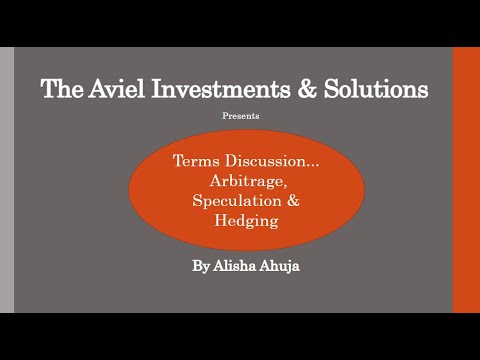 Difference between Arbitrage, Speculation & Hedging Strategies... - YouTube
