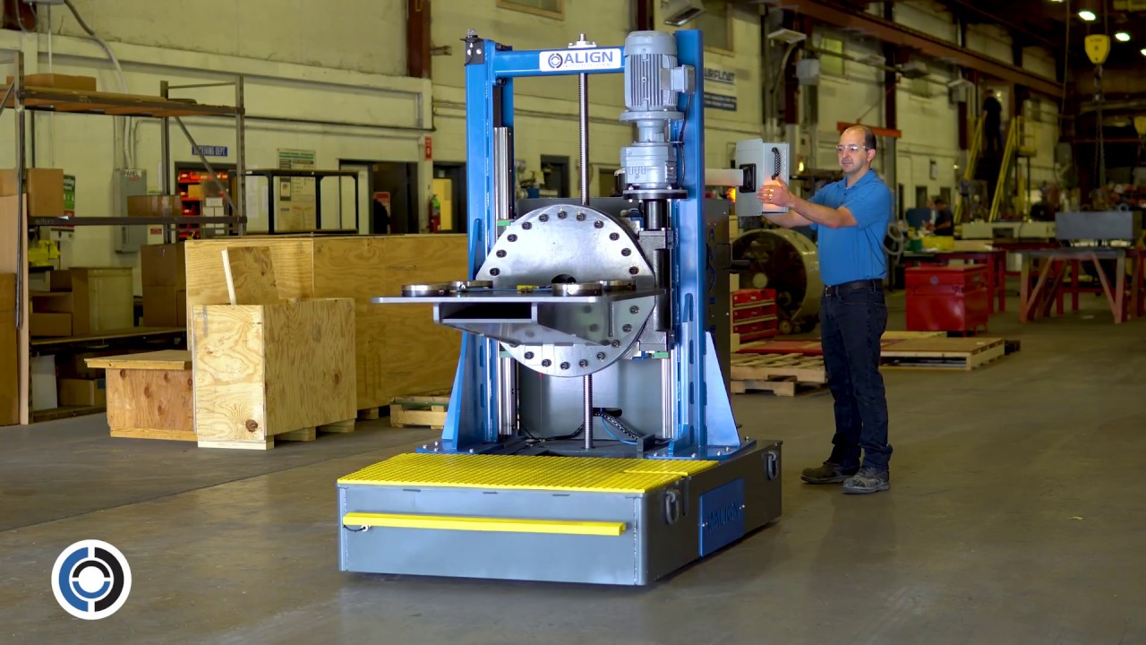 Battery Powered Transporter Cart with 2-Axis Positioner | Align ...