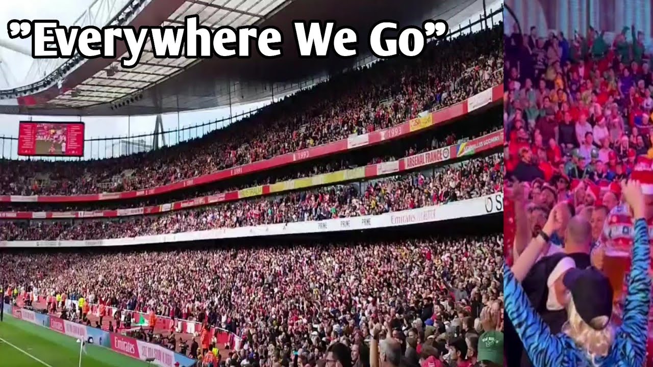 Tottenham Hotspur fans singing Everywhere We Go Chant | Christmas - YouTube