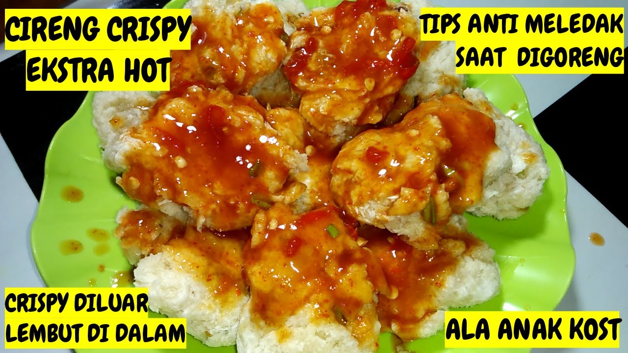 RESEP CIRENG CRISPY BUMBU PEDAS SEGAR, RENYAH, ENAK, EMPUK | ALA ANAK ...
