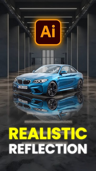 Realistic Reflection In Illustrator | #tutorial #illustrator - YouTube