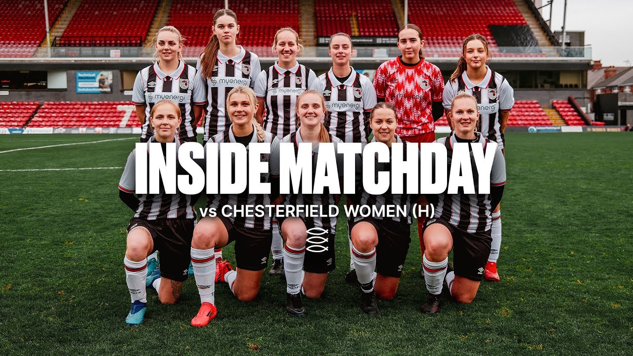 Iniside Matchday | Chesterfield Women (H) - YouTube