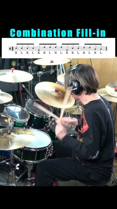 5つ割2つ使ってドラムフィルイン 叩いてみた Drum Fill-in #drums #sakaedrums #rudiments - YouTube