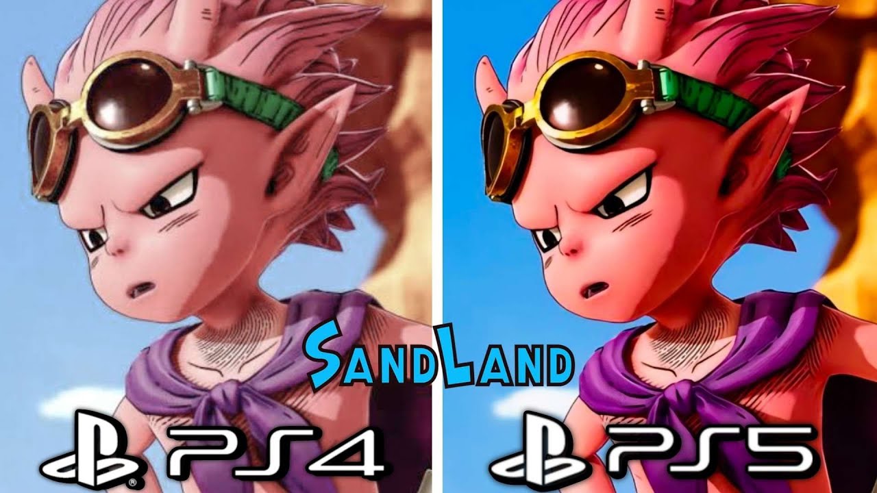 Sand Land PS4 vs PS5 Graphics Comparison - YouTube
