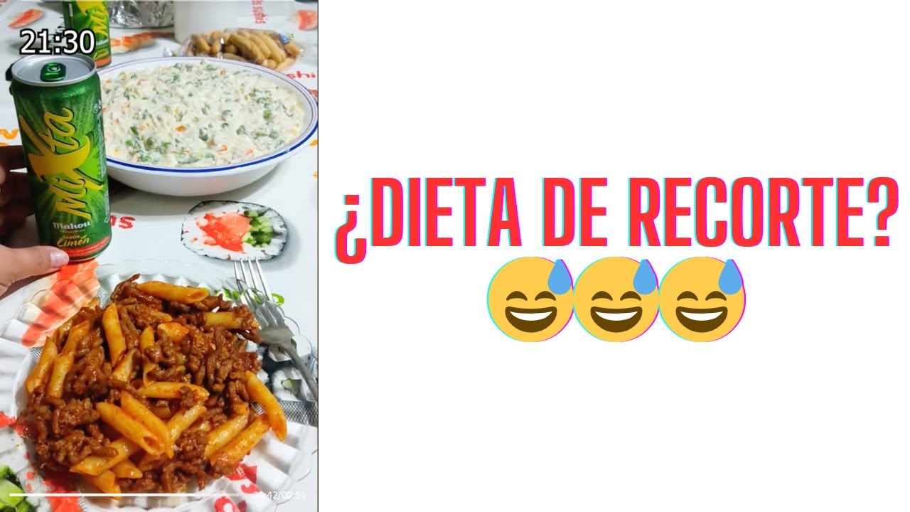 Dieta de recorte 😱😱😱 - YouTube