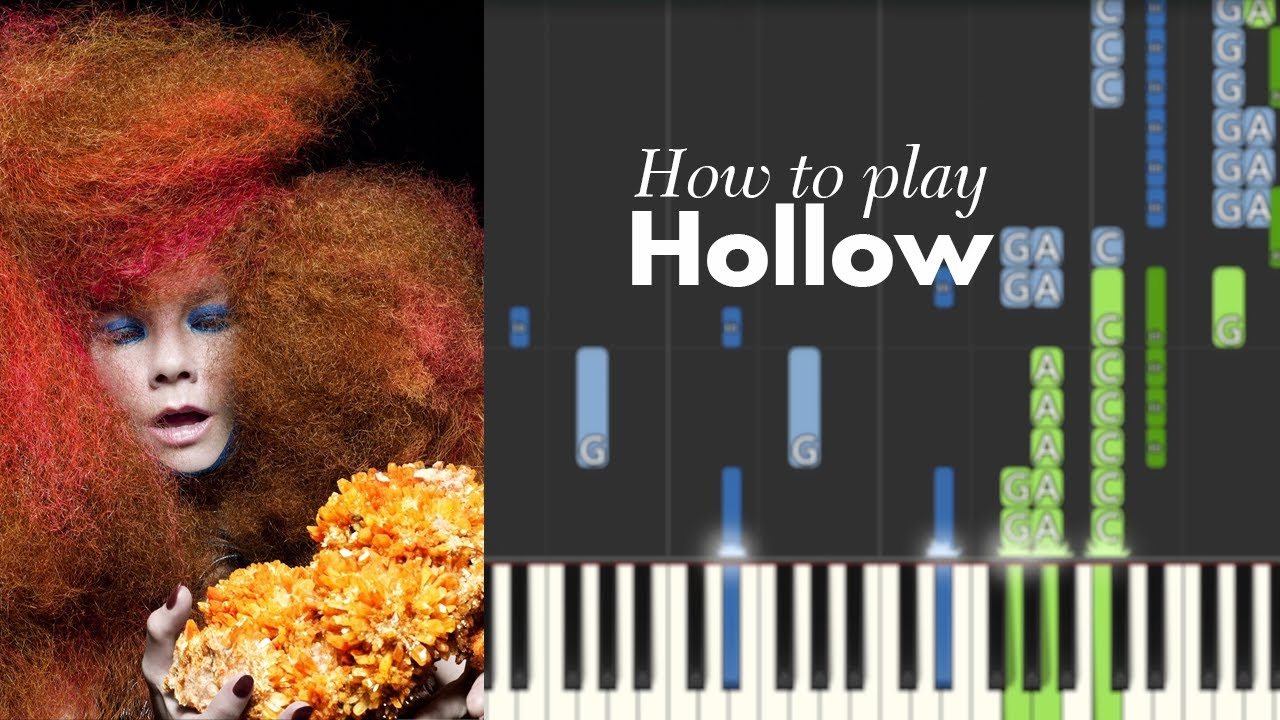 How to Play: Hollow by Björk (Piano and Organ) - YouTube