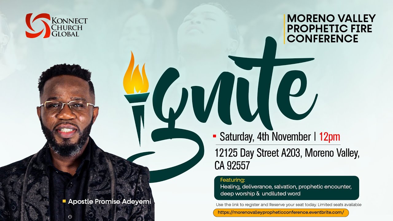 KONNECT CHURCH GLOBAL I APOSTLE PROMISE ADEYEMI// IGNITE -PROPHETIC ...
