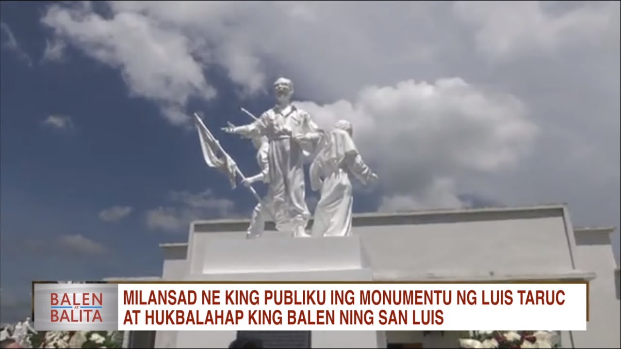 Milansad ne king publiku ing monumentu ng Luis Taruc at hukbalahap king ...