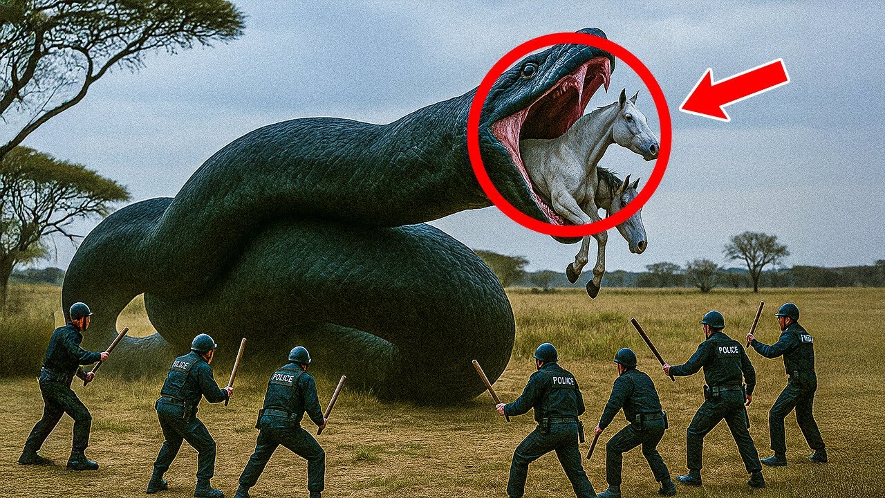 GIANT Snake Attack Stopped Just in Time — Incredible Rescue on Camera ...